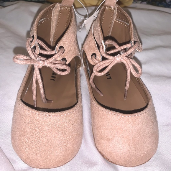 Old Navy | Shoes | New Old Navy Ballet Pink Babygirl Soft Sole Shoes ...